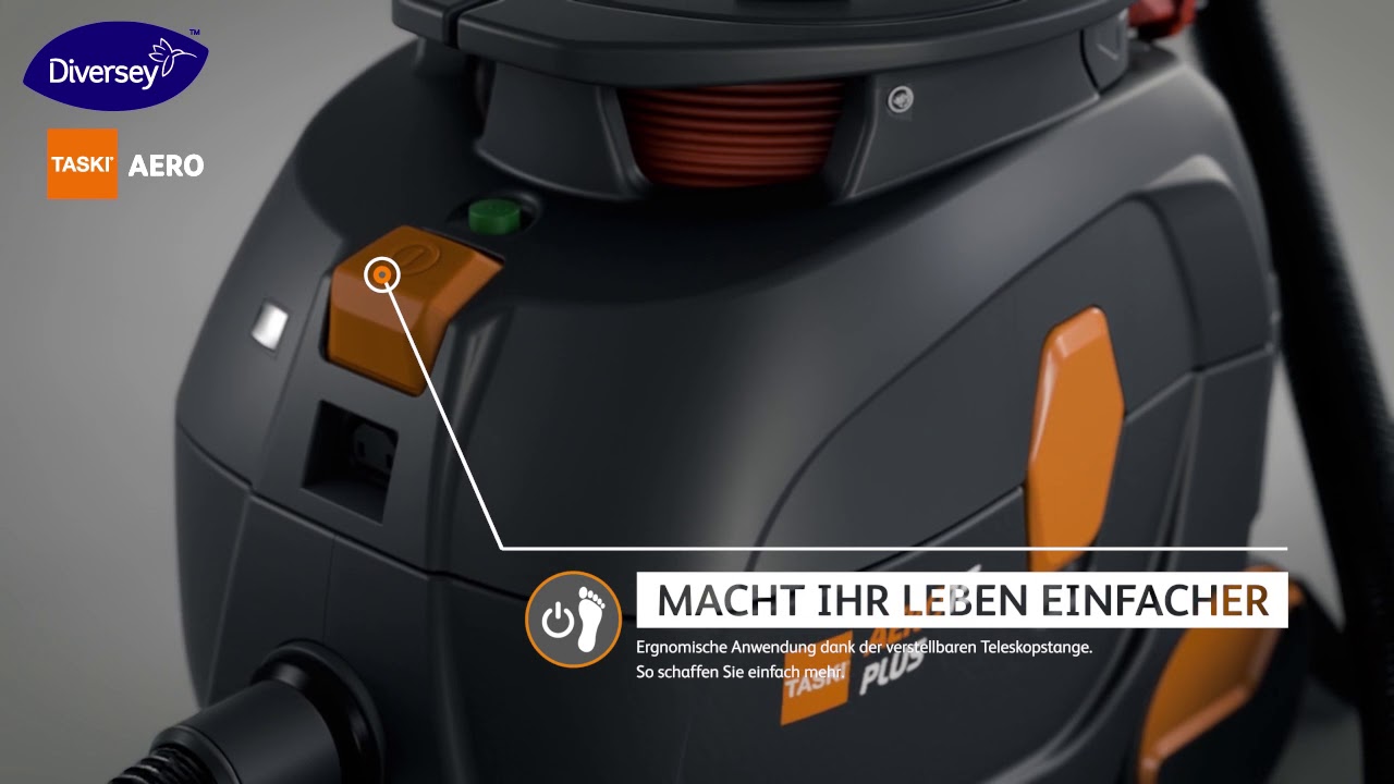 TASKI AERO vacs FINAL foot switch - DE - YouTube