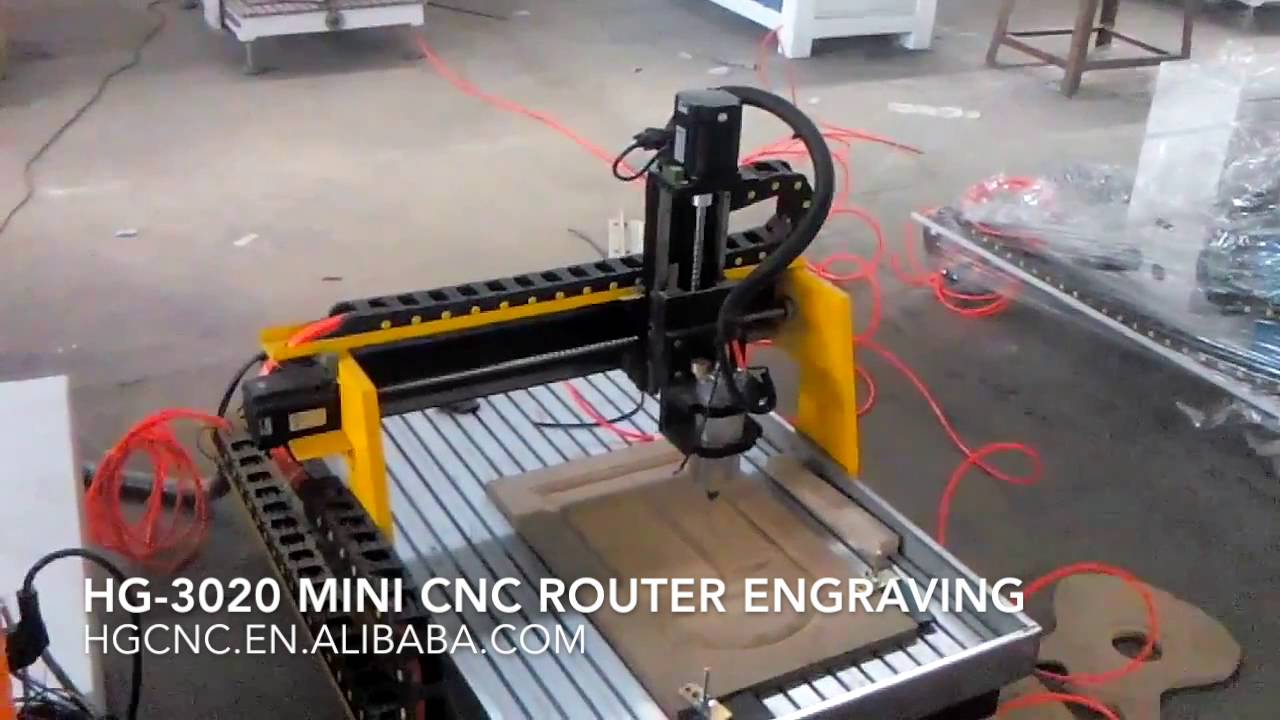 hg 2030 mini cnc router1 - YouTube