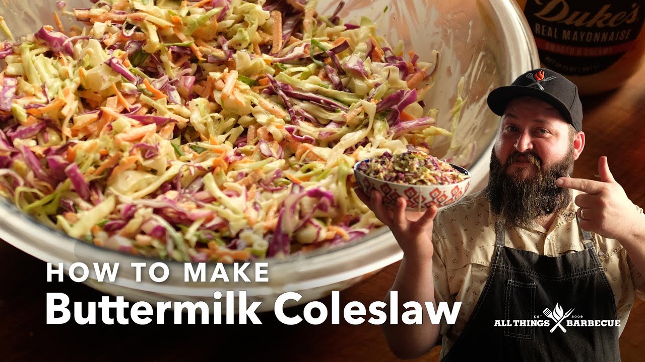 How to Make Buttermilk Coleslaw - YouTube