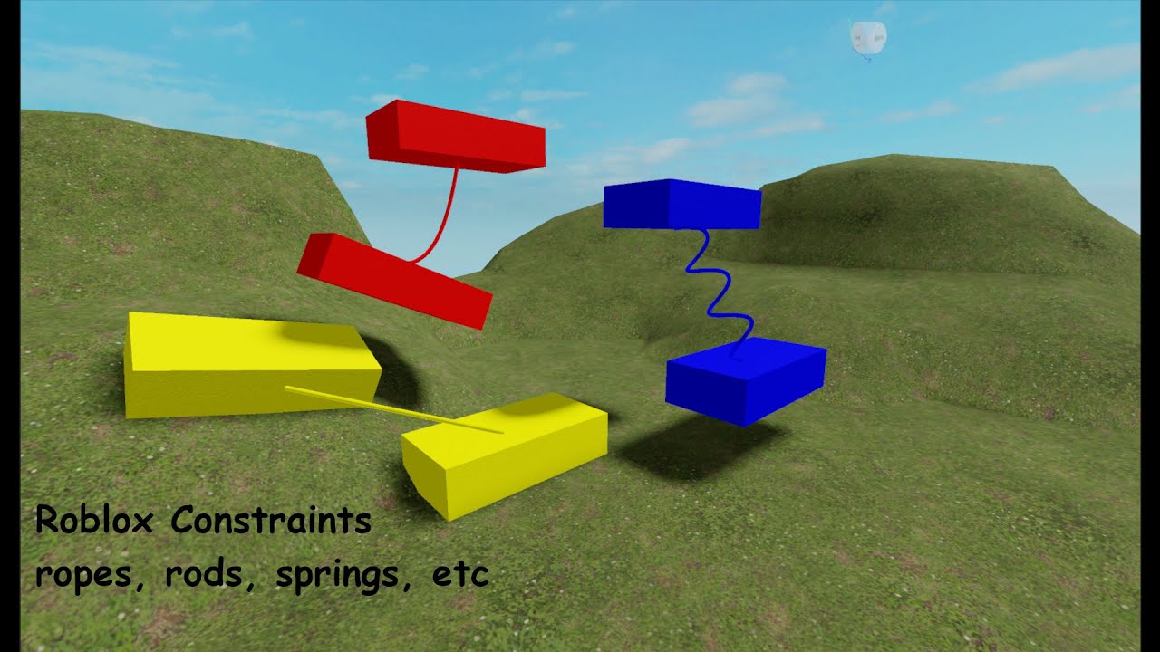 Roblox studio constraints & forces - part 1 - YouTube