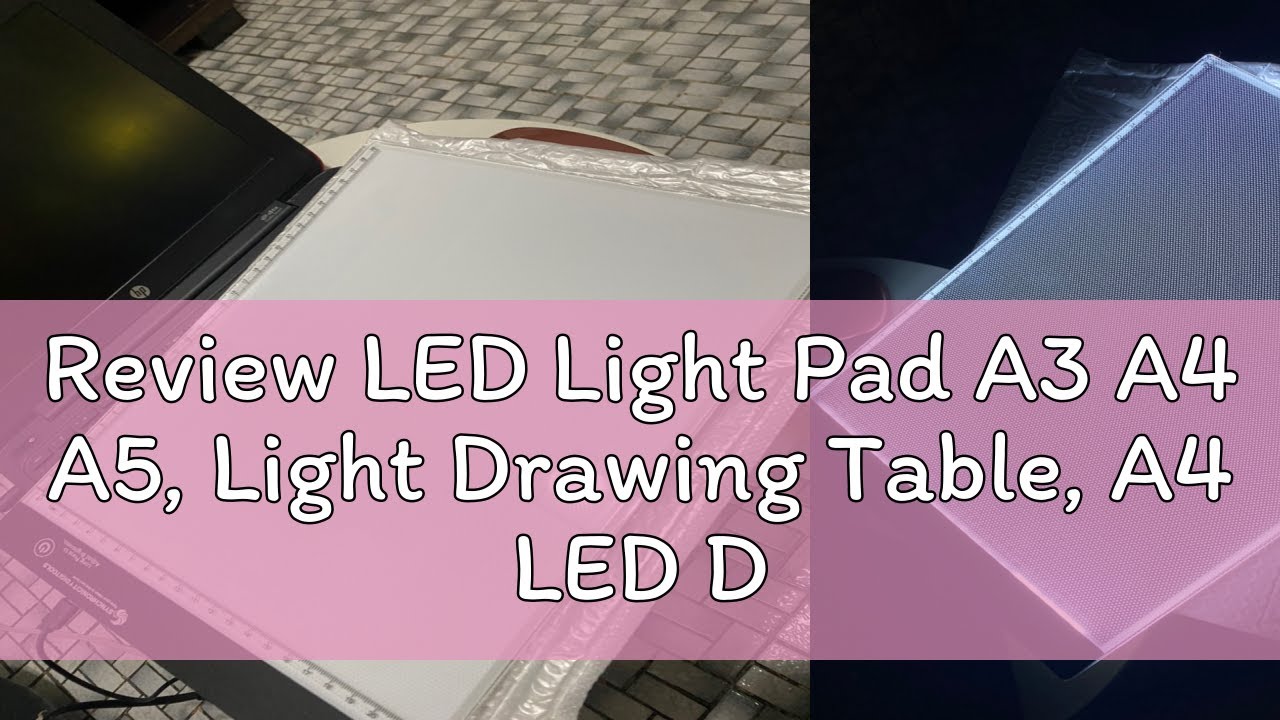 Review LED Light Pad A3 A4 A5, Light Drawing Table, A4 LED Drawing Pad ...
