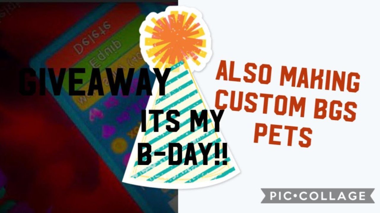BGS giveaway/Making Custom BGS pets!!! - YouTube