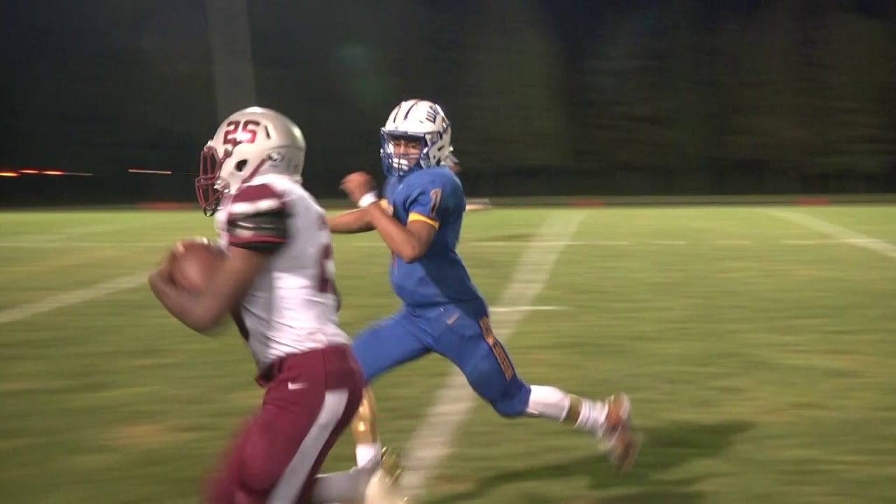 Madison La Follette at Madison West Football Highlights 9 15 17 - YouTube