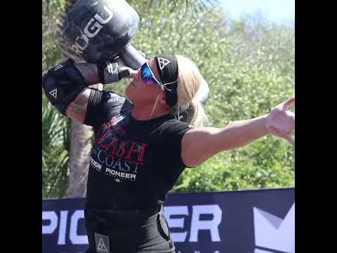 Under 82KG Strongwoman lifts world record 83KG circus dumbell | Sam ...