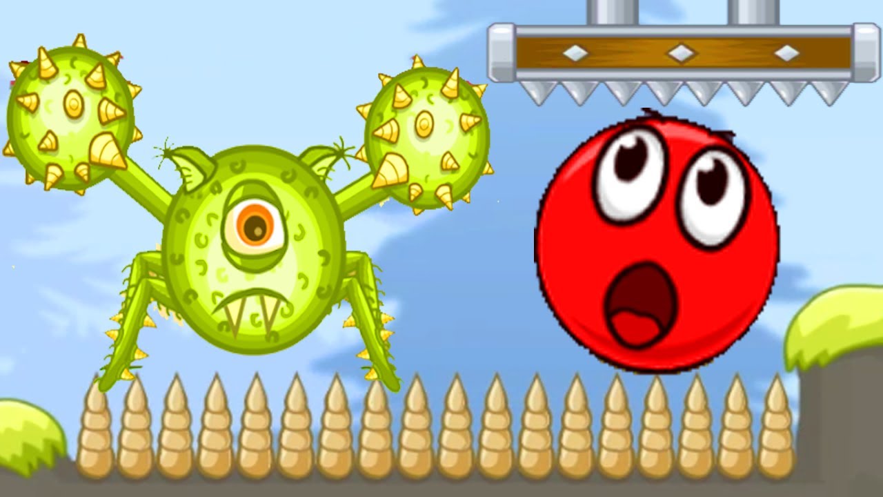 Bounce Red Ball 5 - Jump Ball Hero Adventure - Gameplay Walkthrough ...