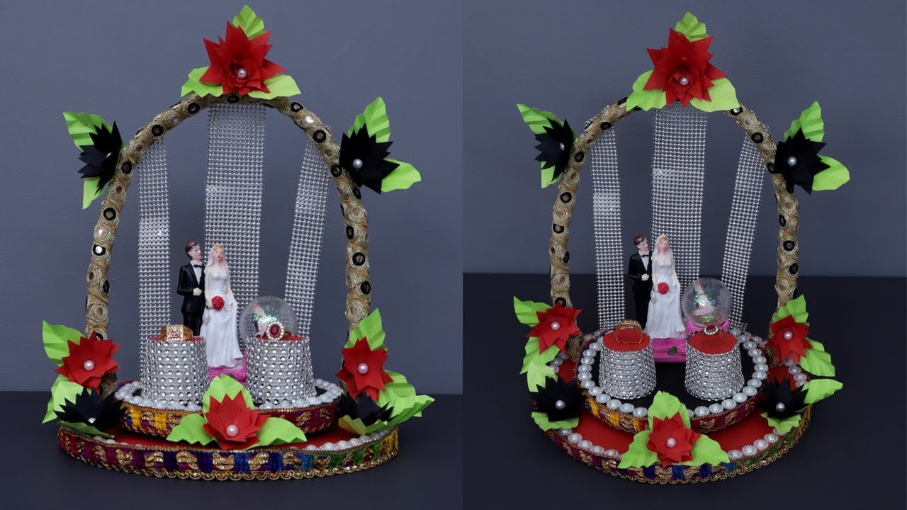 DIY Engagement Ring Tray Decoration Ideas || Wedding Tray Decor ...