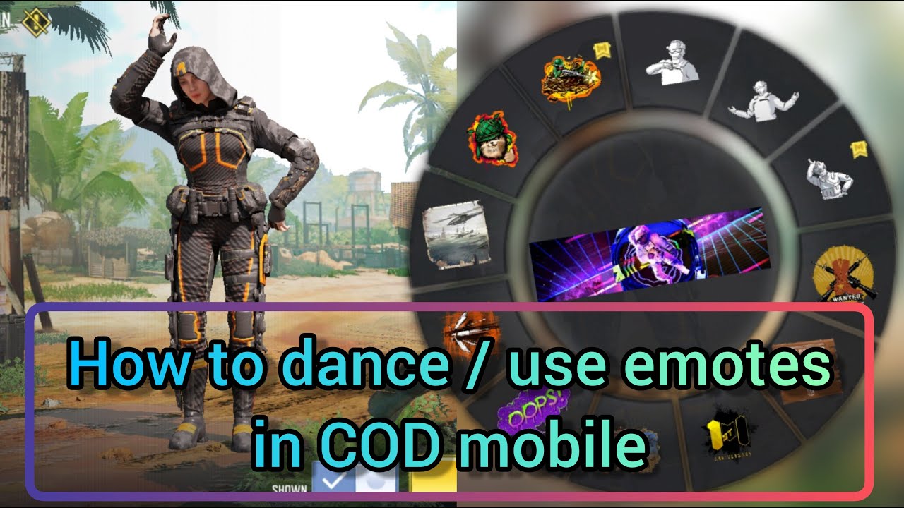 How to Dance in COD Mobile | Emotes and Sprays | - YouTube
