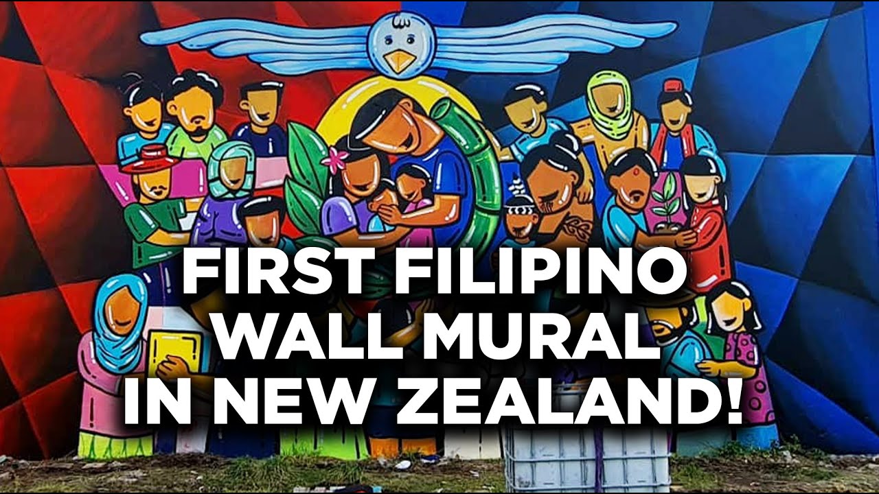 Filipino Community Wall Mural - Unite Against Covid19 - YouTube