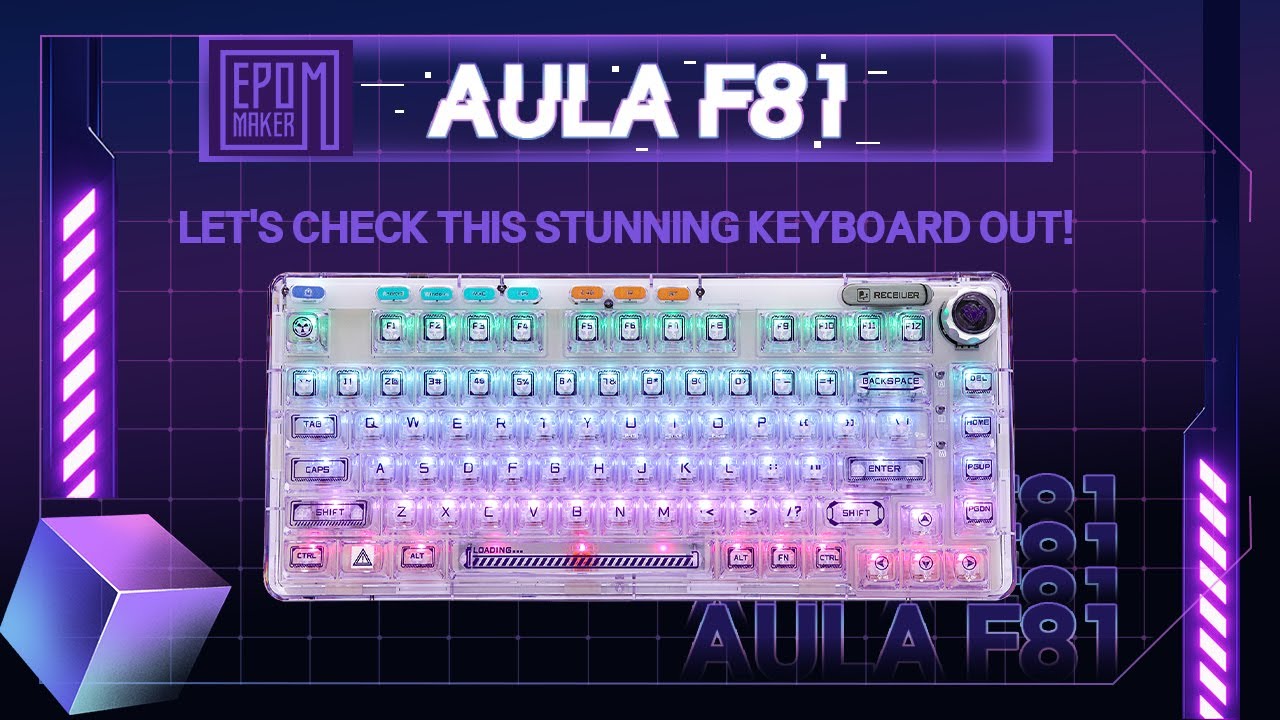 Aula F81 🤯 Stunning Keyboard - YouTube