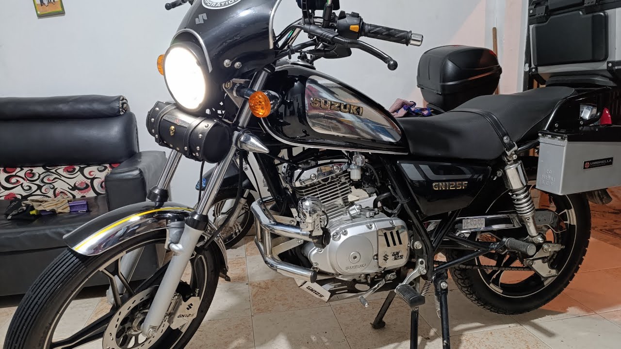 Suzuki GN 125 personalizada - YouTube