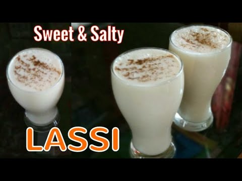 LASSI | Sweet & Salty Lassi | How to make Lassi | Assamese recipe by ...
