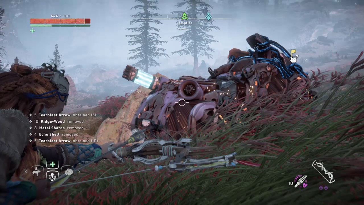 Horizon Zero Dawn™ flying behemoth - YouTube
