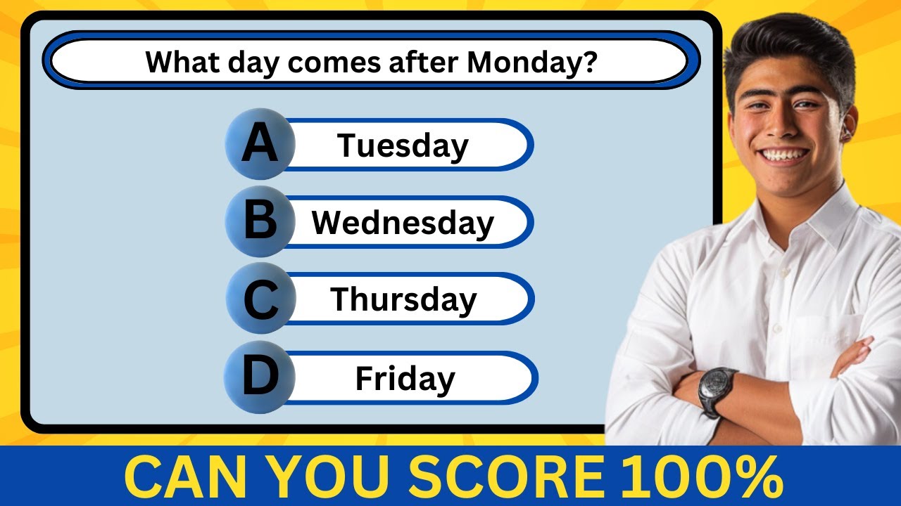 Can You Name the Days of the Week? 🤔| Test Your Knowledge! - YouTube