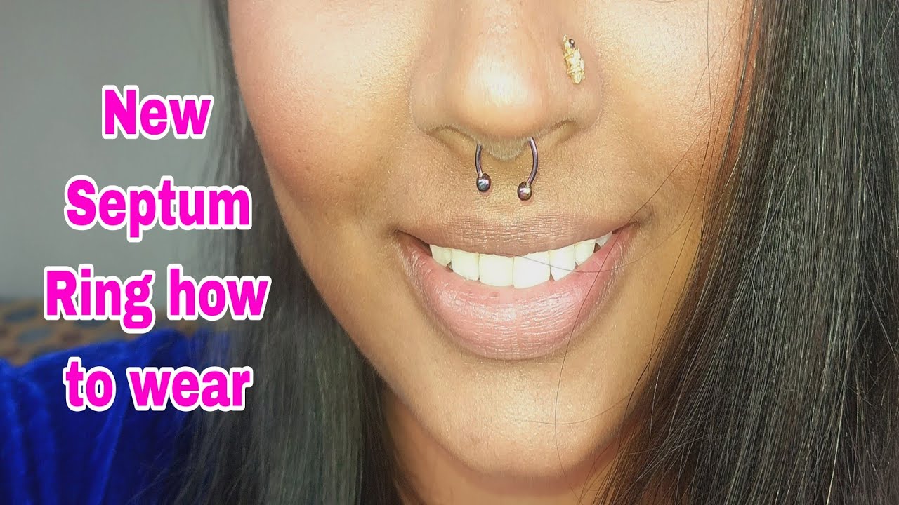 New teandy Septum Ring collection, Septum ring Pircing design - YouTube