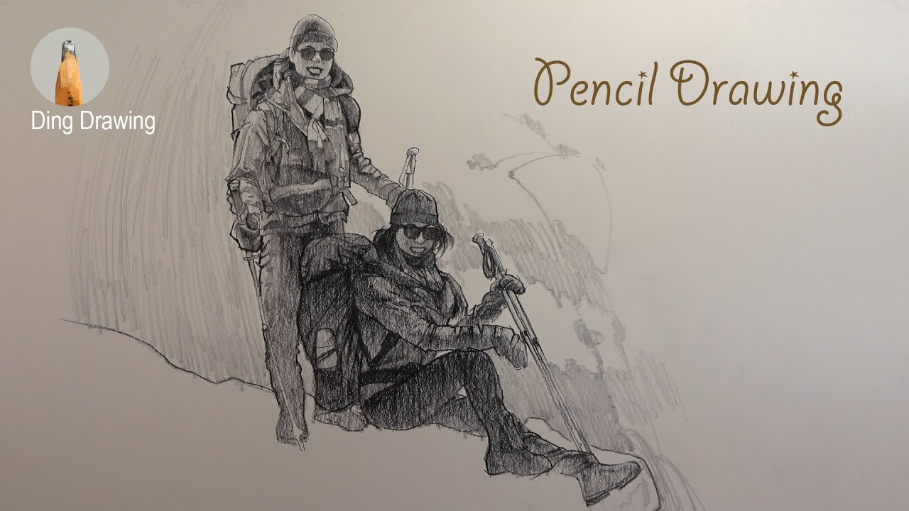 ASMR/Portrait/sketch/Pencil Drawing/연필드로잉 - YouTube