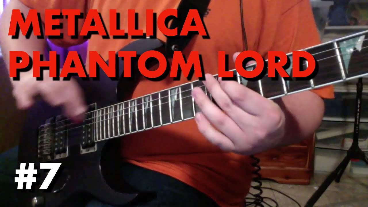 Metallica Phantom Lord (guitar cover) - Bryan Plays Albums #7 - YouTube