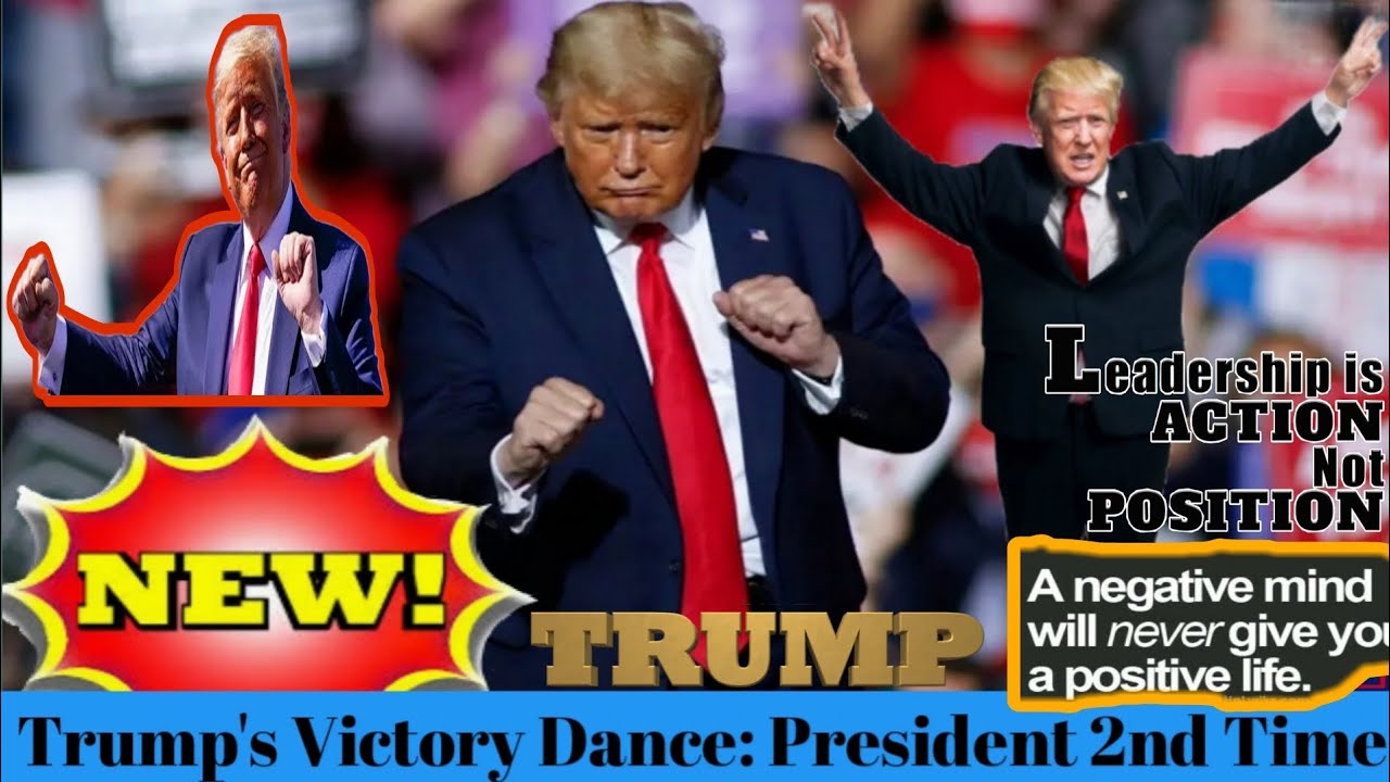 Trump's Victory Dance: President for a Second Time | Watch :Trump's ...
