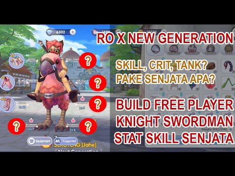 BUILD KNIGHT SWORDMAN FREE PLAYER STAT SKILL SENJATA - Ragnarok X Next ...