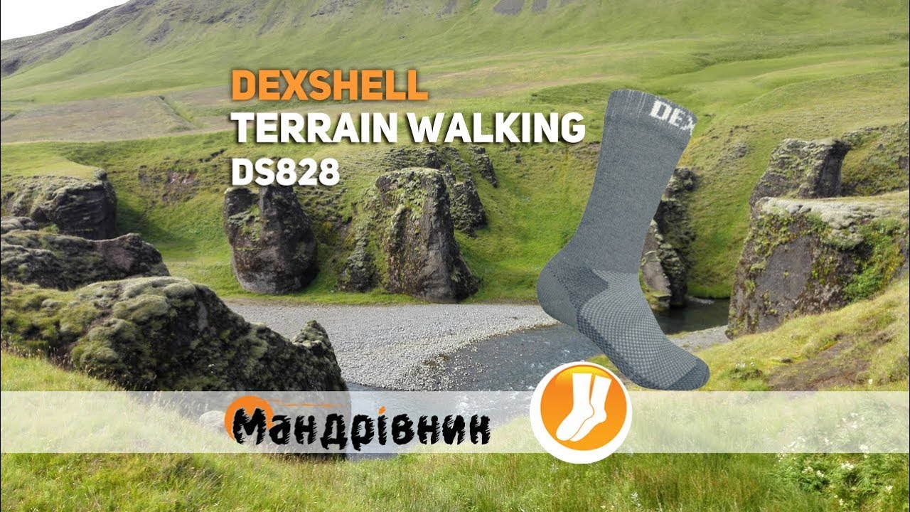 Носки Dexshell DS828 Terrain Walking Socks - YouTube