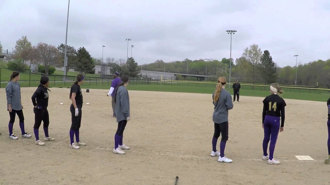 Marty running through first base - YouTube