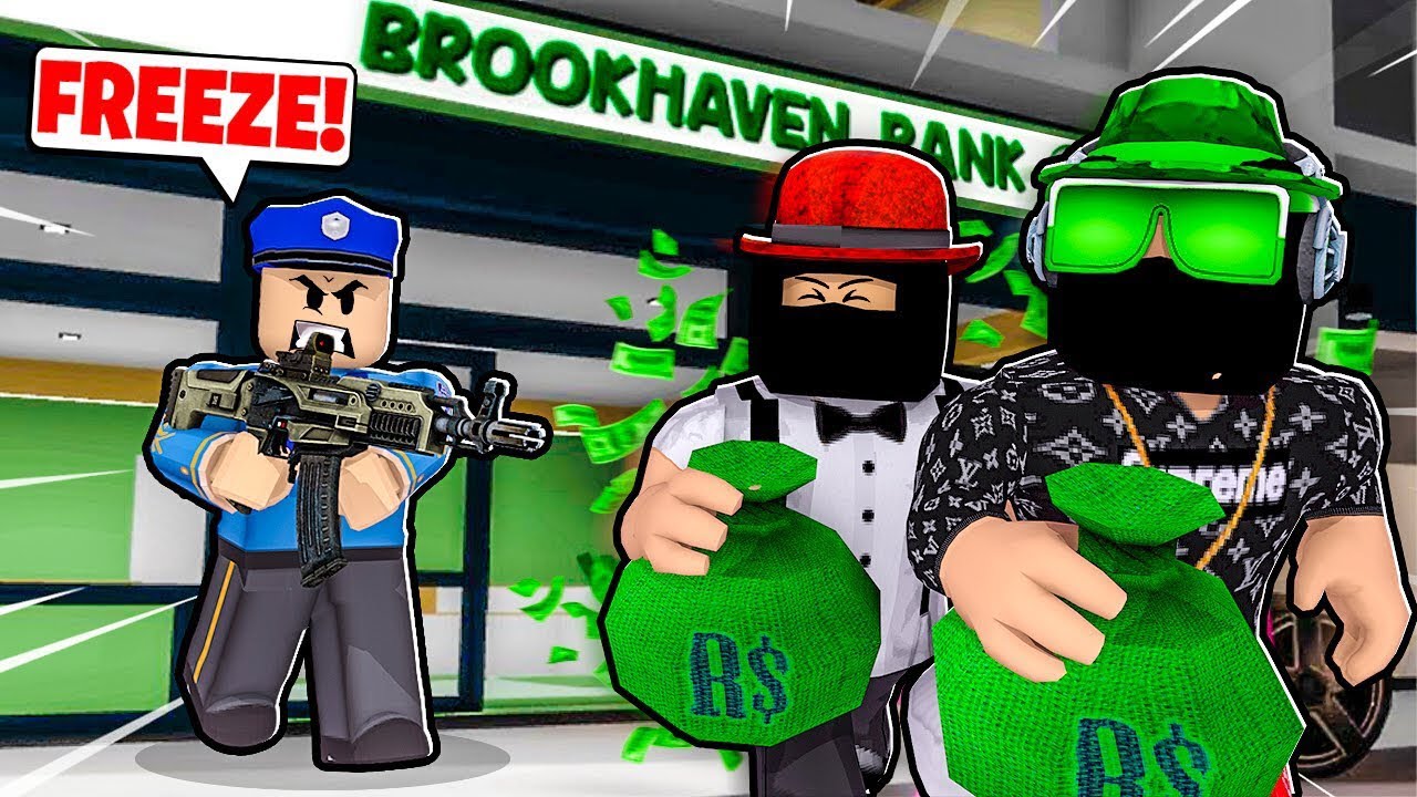 Brookhaven But I’m A Robber/Undercover Cop Roblox Role-play - YouTube