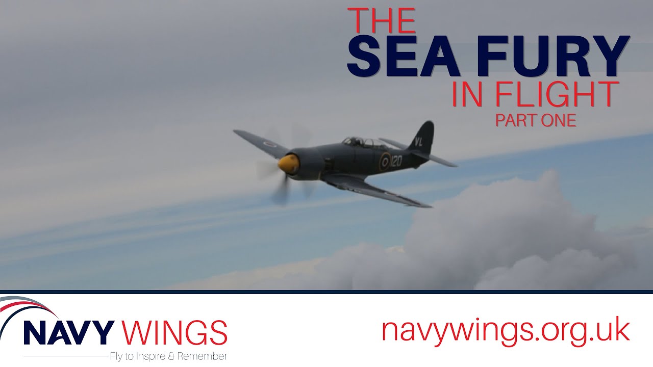 Sea Fury in Flight Part 1 - YouTube