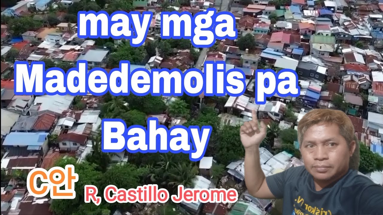 May mga Bahay pa Madedemolis. Jerome R, Castillo. Davao Coastal road. - YouTube