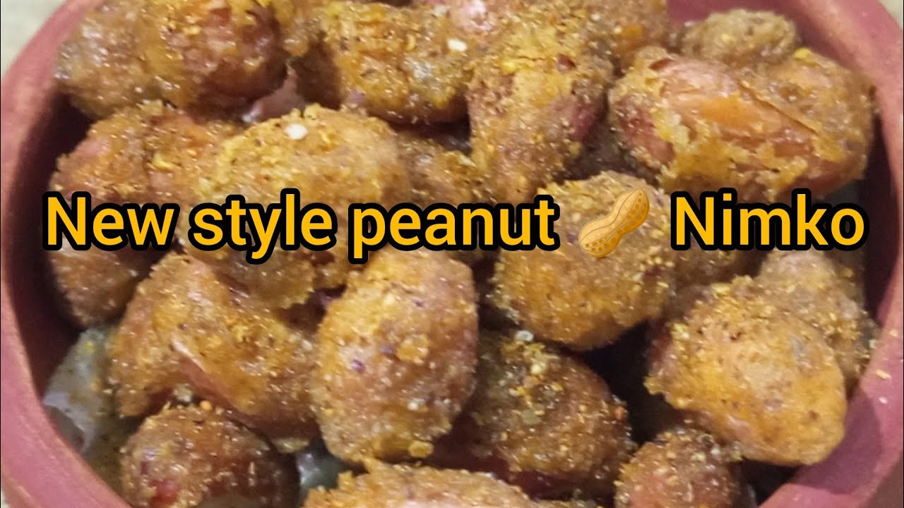 MINIATURE COOKING (New style Peanut 🥜 Nimko Special recipe - YouTube