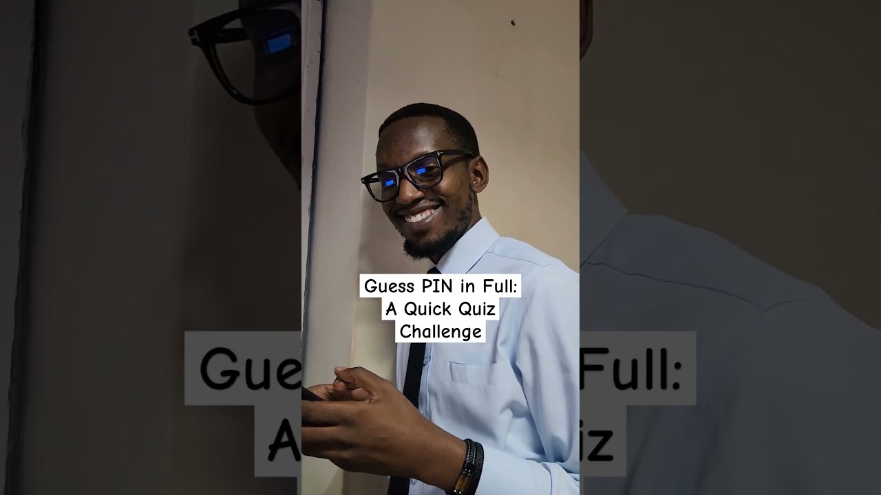 Quiz Time What Does PIN Stand For