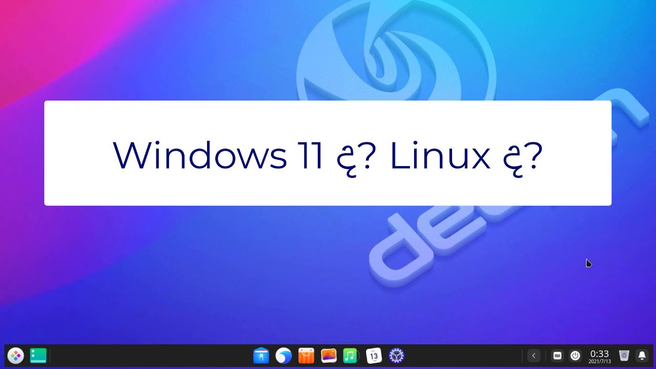 WIndows 11 ද? Linux ද? - Deepin OS 20.2.2 in sinhala - YouTube