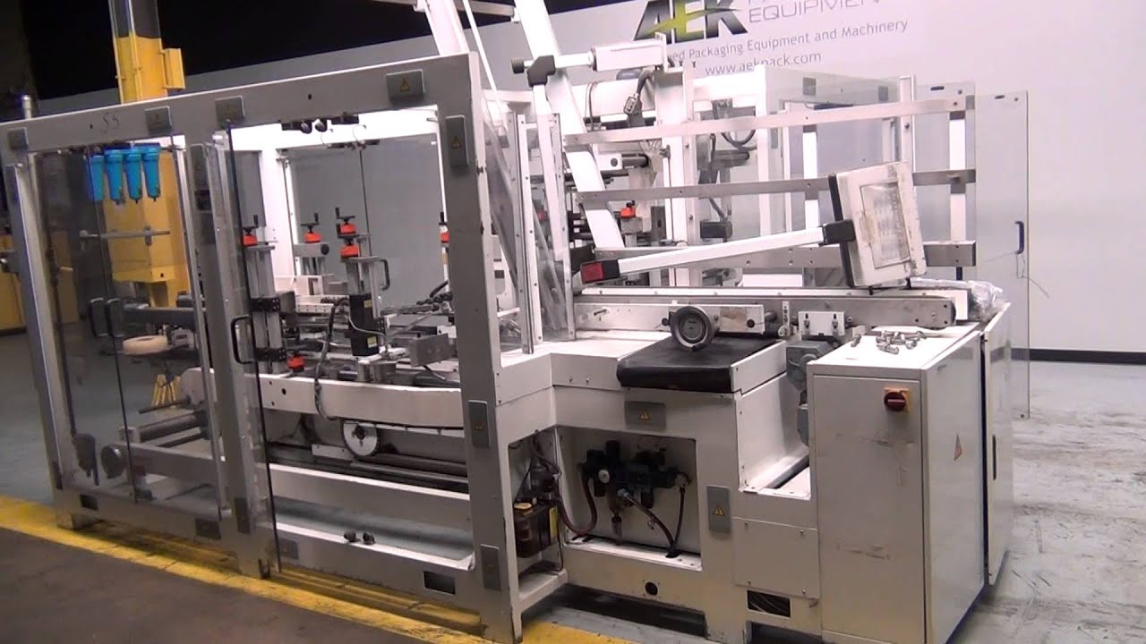 Used- Focke Model 486 Automatic Case Erector, Packer, and Tape Sealer ...