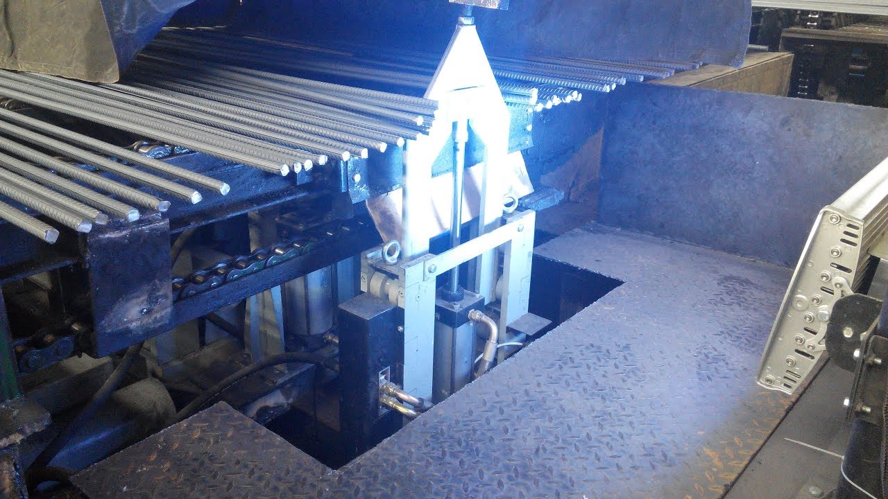 Steel bar counting system LMM GROUP - YouTube