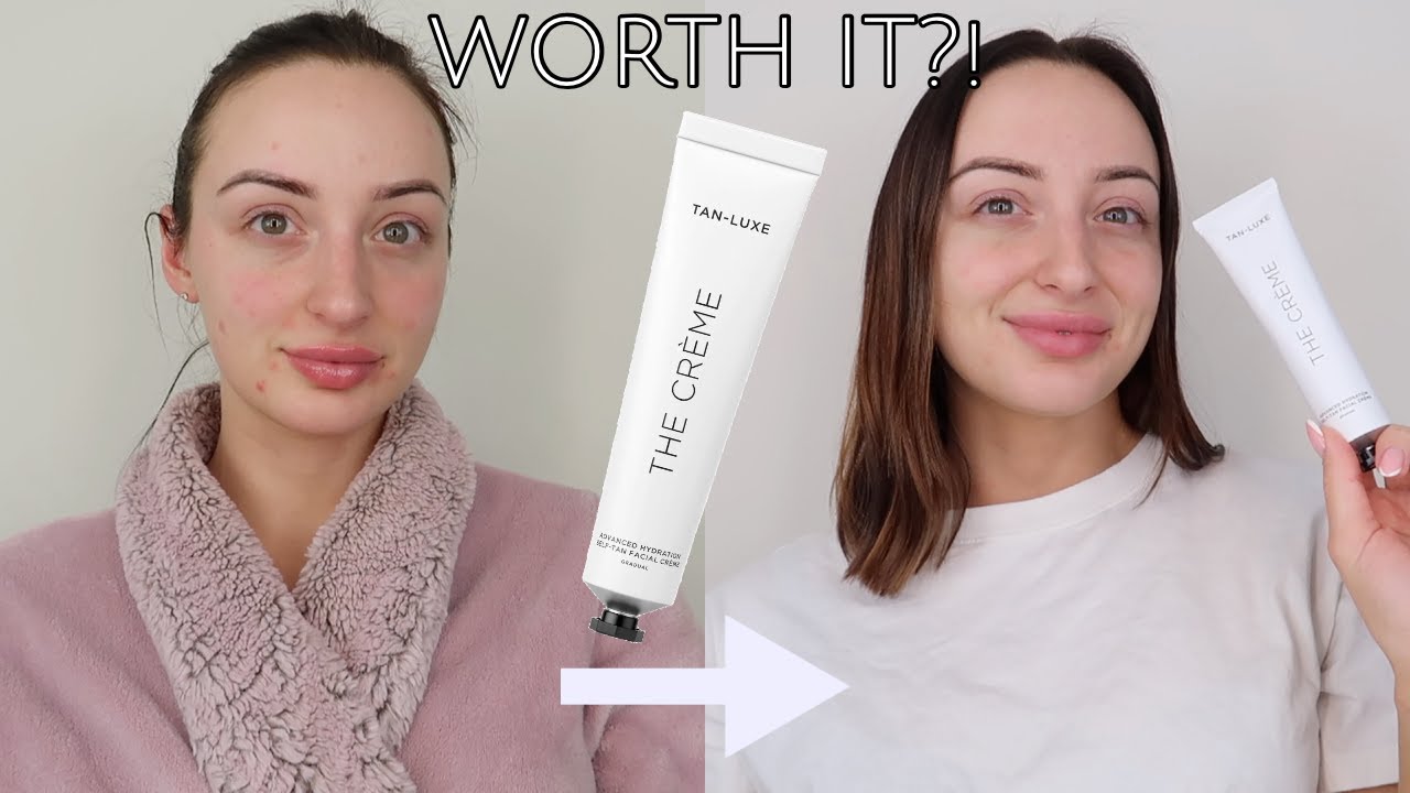 Tan Luxe The Creme Gradual Self Tanning Face Moisturizer Review + Demo ...