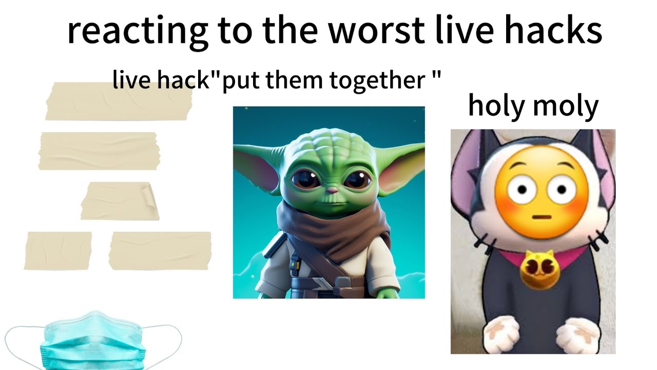 reacting to the worst live hacks and trying them?!!?!? - YouTube