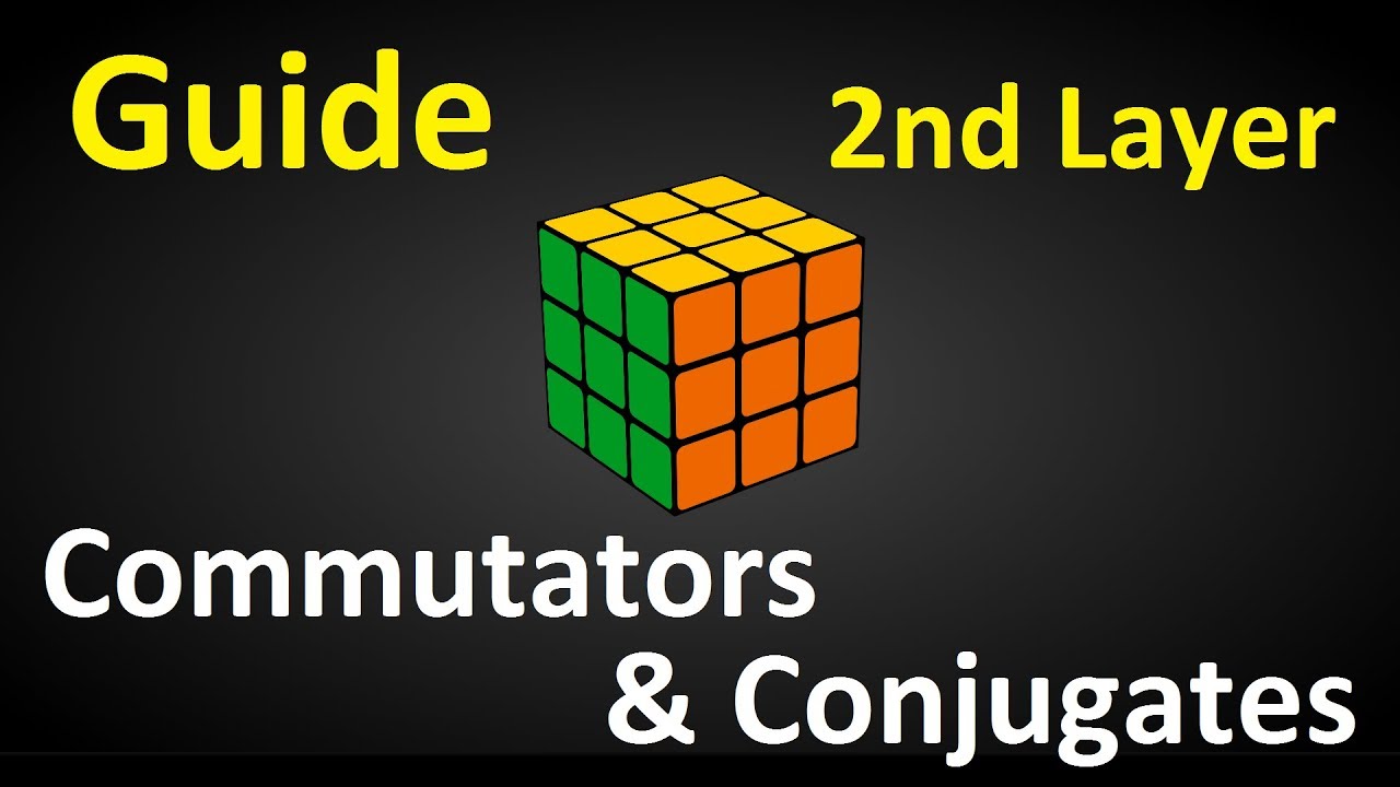 Rubik's Cube: Commutators & Conjugates | Solution of 2nd Layer - YouTube