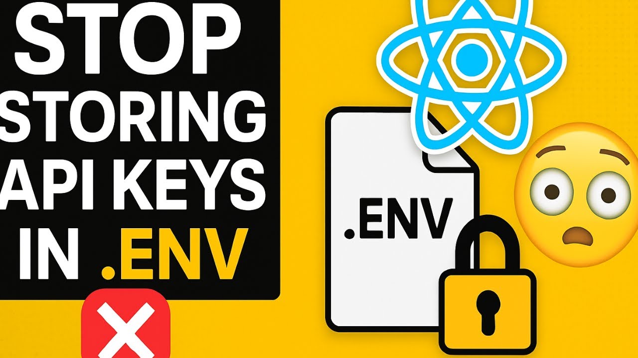 🚫 Never Store API Keys in .env in React Native! Here's Why 🔥 - YouTube