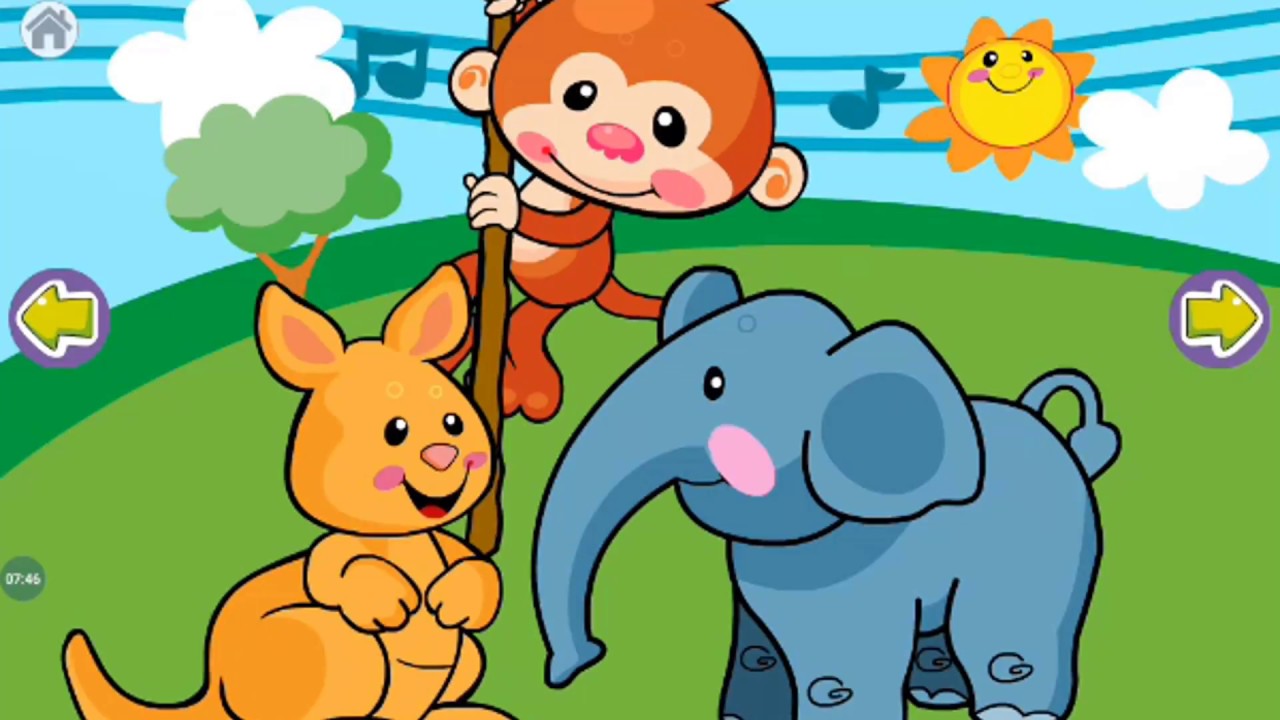 Animals for Kids - For Kids Children - Wild Animals Going To Forest ...