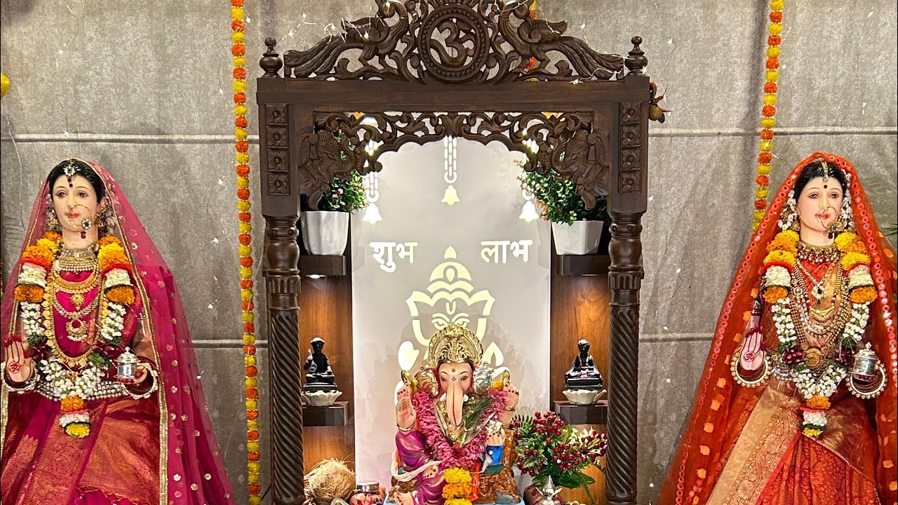 Ganesh Chaturthi 2024 | Maharana Pratap Decoration | Maya & Harishkumar ...