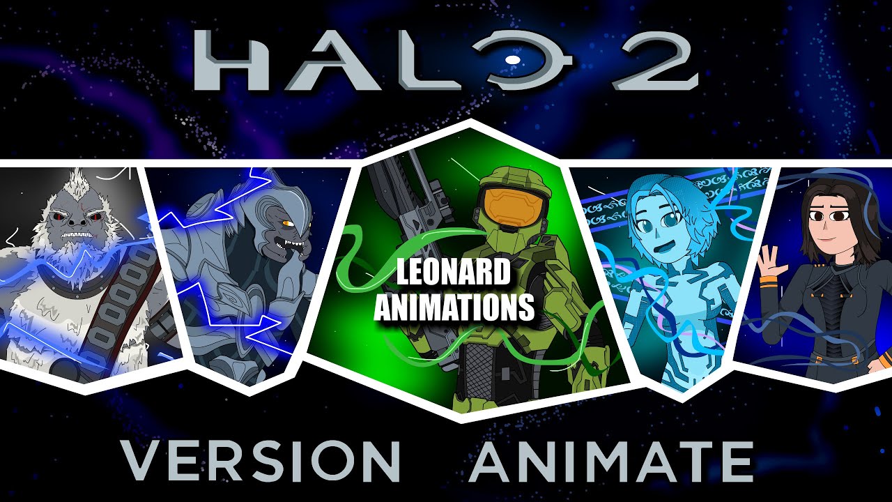 HALO 2 VERSION ANIMATE trailer - YouTube