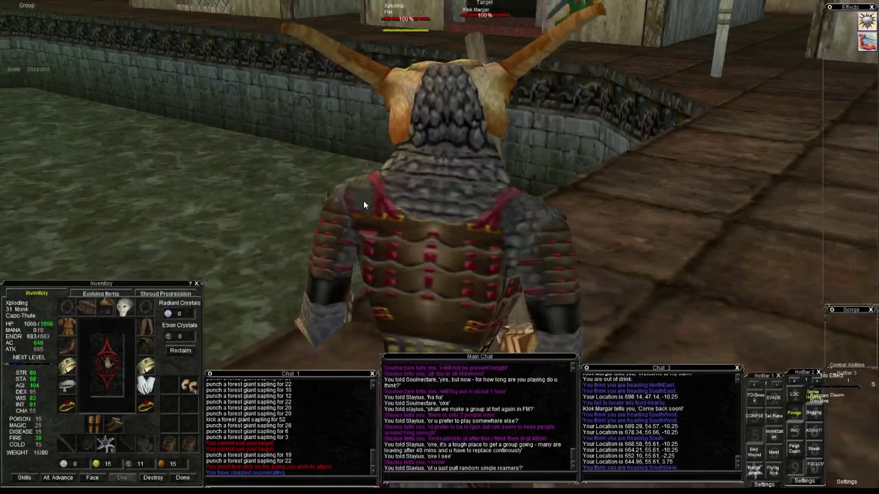 EQ Project 1999 Iksar Monk lvl 31 OT SF Ramp w Slayius!!! - YouTube