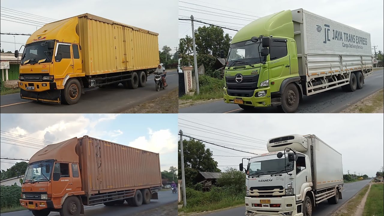 truk wing box, truk kontainer, mobil box - YouTube