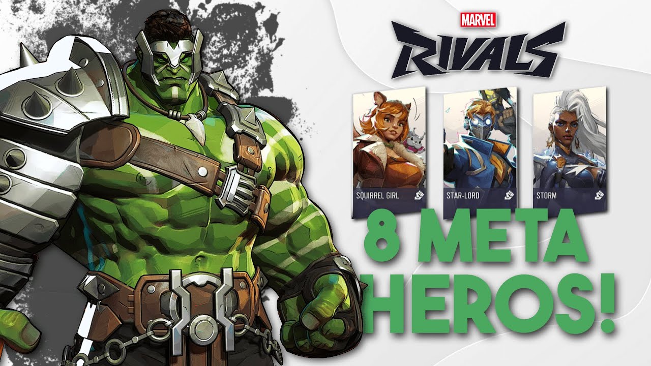 MARVEL RIVALS - TOP 8 HEROES (META S+ TIER HEROES) - YouTube