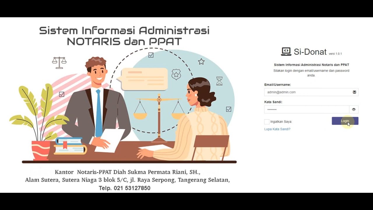 Tutorial Instalasi Aplikasi Sistem Informasi Administrasi Notaris dan ...