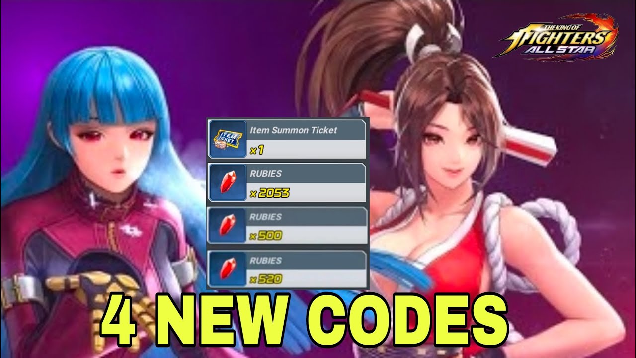 kof All Star coupon codes rubies new | Kof All star codes new | Kof all star coupon codes - YouTube