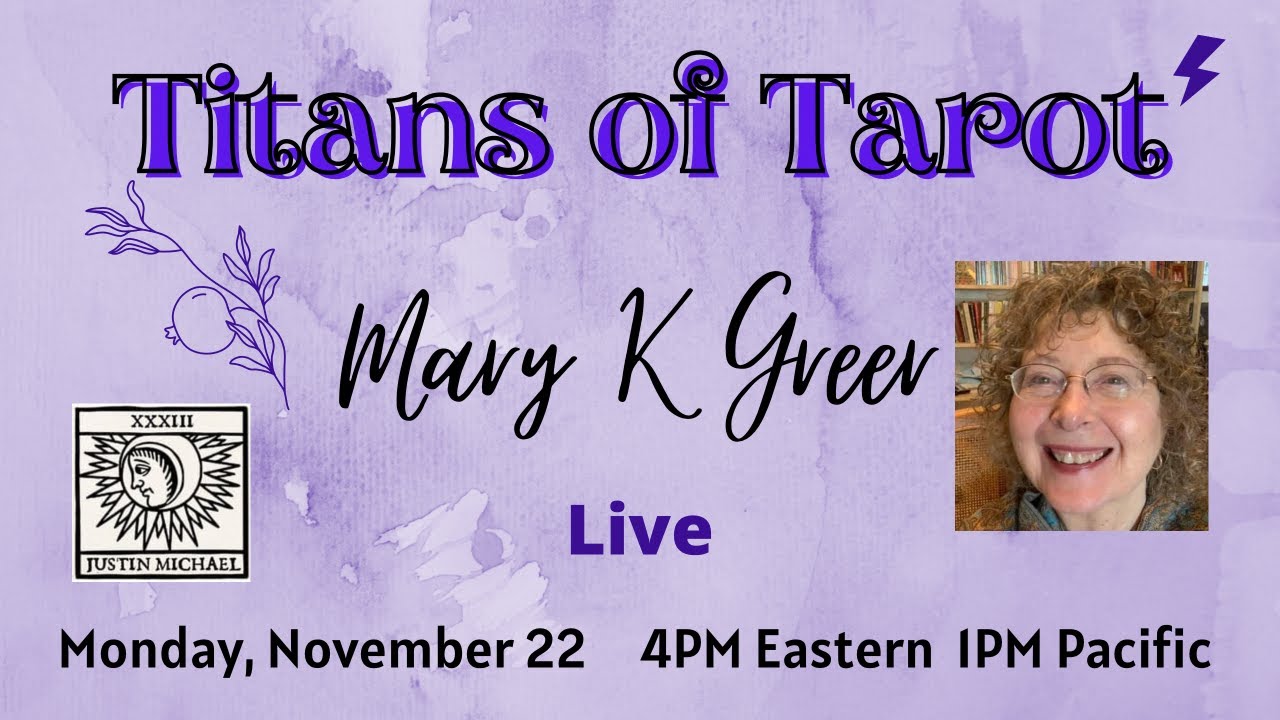 Mary K. Greer, Titans of Tarot Interview - YouTube