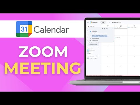 How To Add Zoom Meeting Link To Google Calendar Event🔴 - YouTube