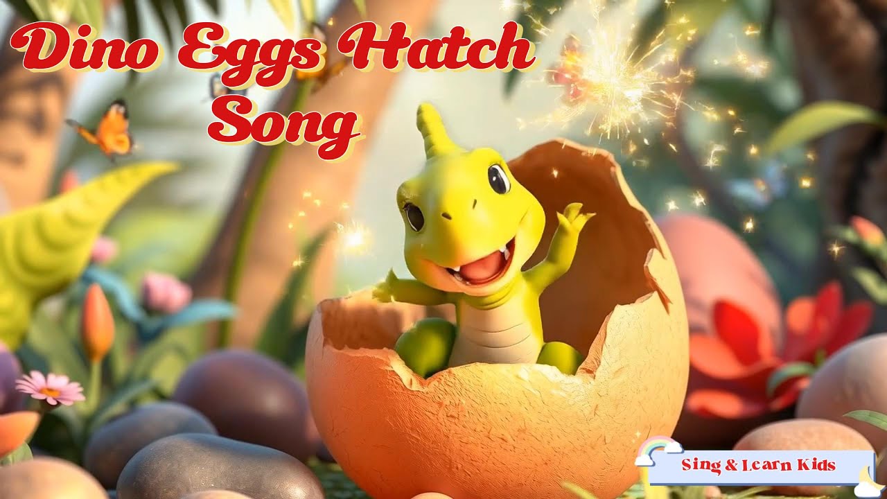 🦖 Dino Egg Hatch Song 🥚🦕 | Dinosaur Songs for Kids | Sing & Learn Kids ...