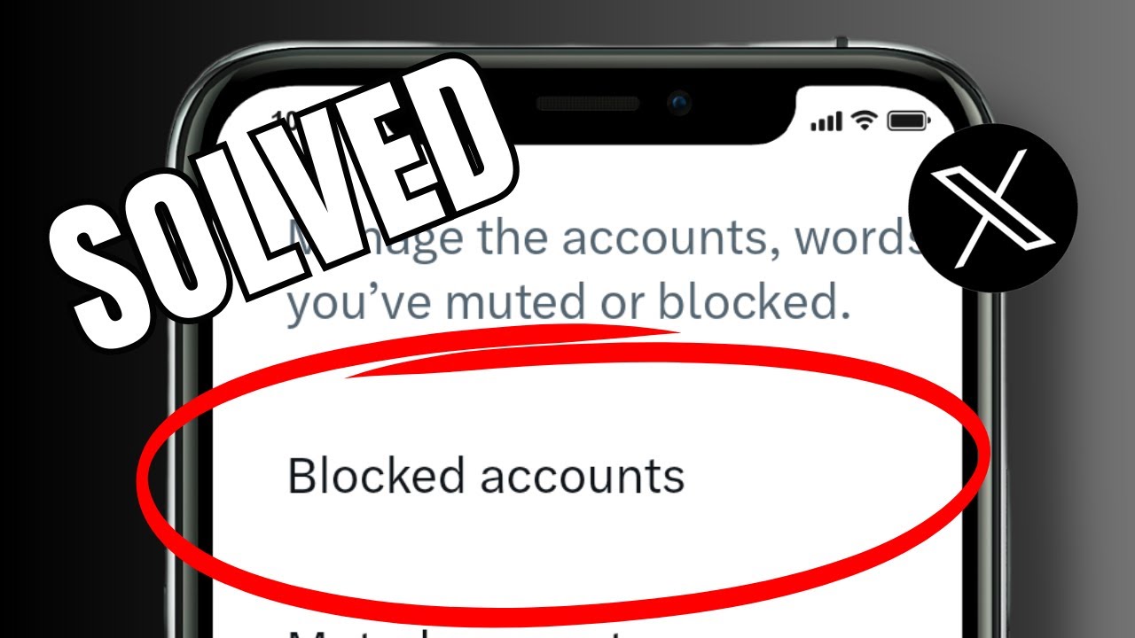 How to view the list of blocked accounts on Twitter - YouTube