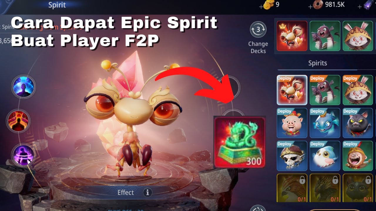 Cara Mudah Dapet Epic Spirit Buat Player F2P, 100% Berhasil ! | Mir4 ...