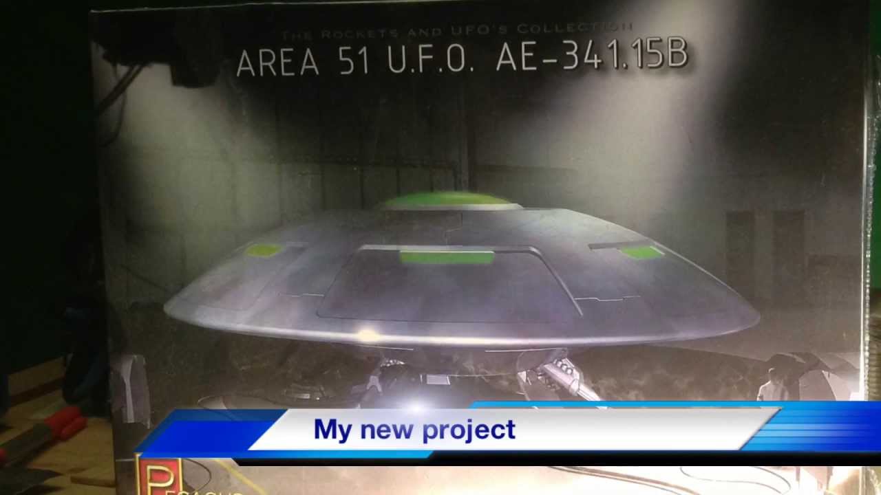 Custom Pegasus Area 51 UFO Model Build - YouTube